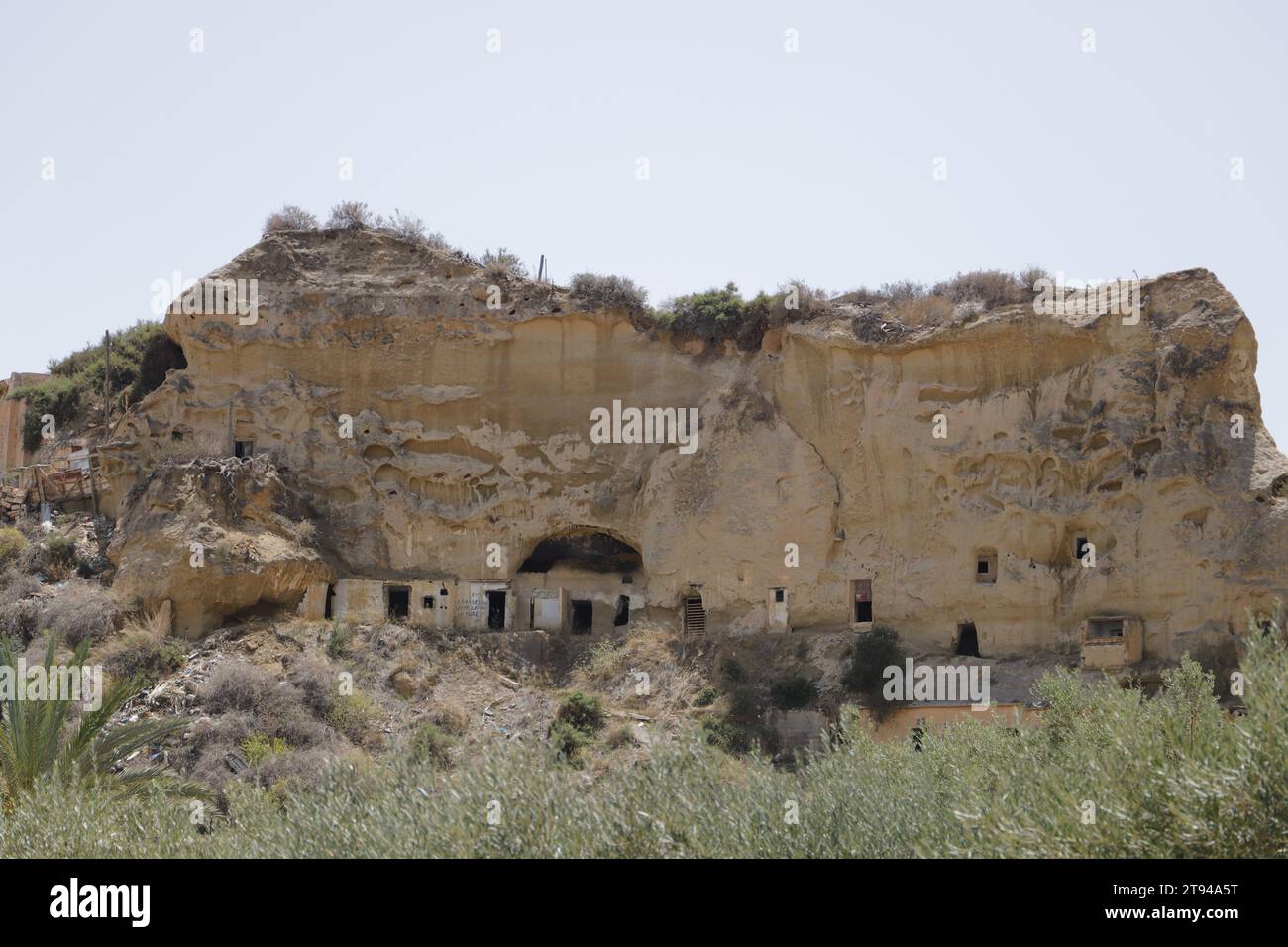 cave houses destroyed by earthquakes in Cuevas del Almanzora, Almería ...
