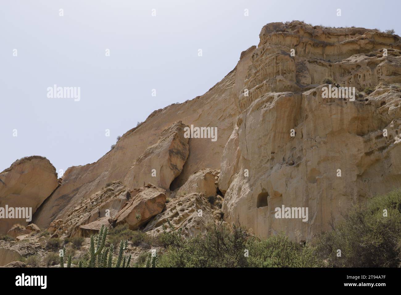 cave houses destroyed by earthquakes in Cuevas del Almanzora, Almería ...