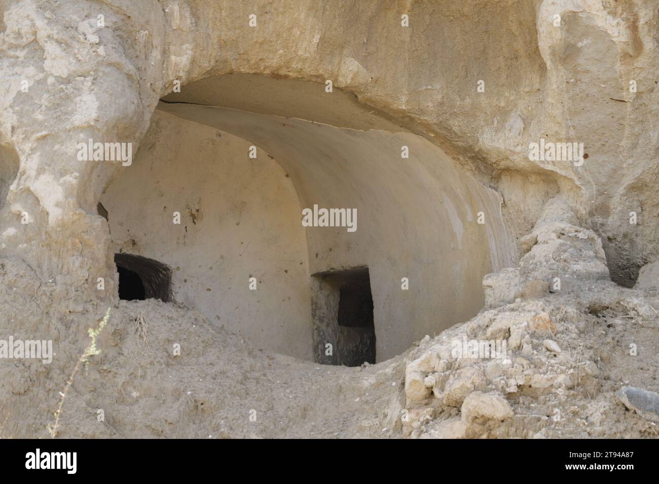 cave houses destroyed by earthquakes in Cuevas del Almanzora, Almería ...