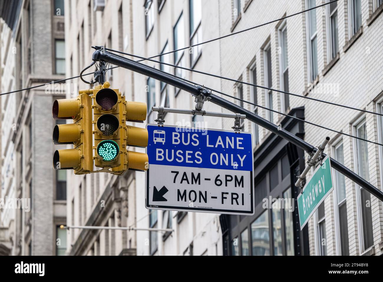 Buses Only traffic sign Stock Photo - Alamy