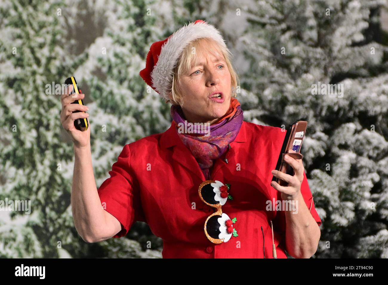 London, UK, 22th November 2023. Belinda Knox Spinks - Glad tidings of ...