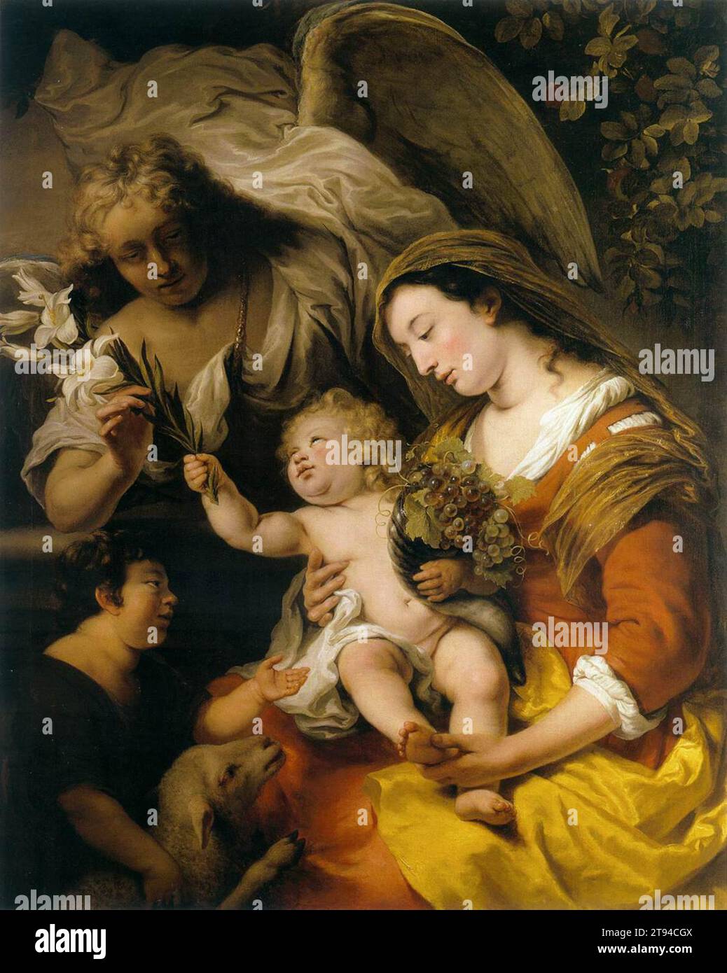 Virgin and Child with the Infant St John the Baptist and Gabriel 1659 ...