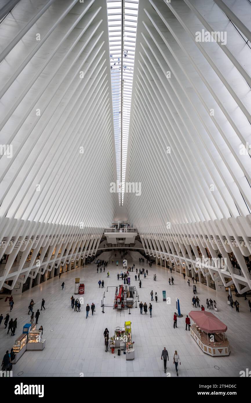 PATH station at World Trade Center in New York Stock Photo - Alamy
