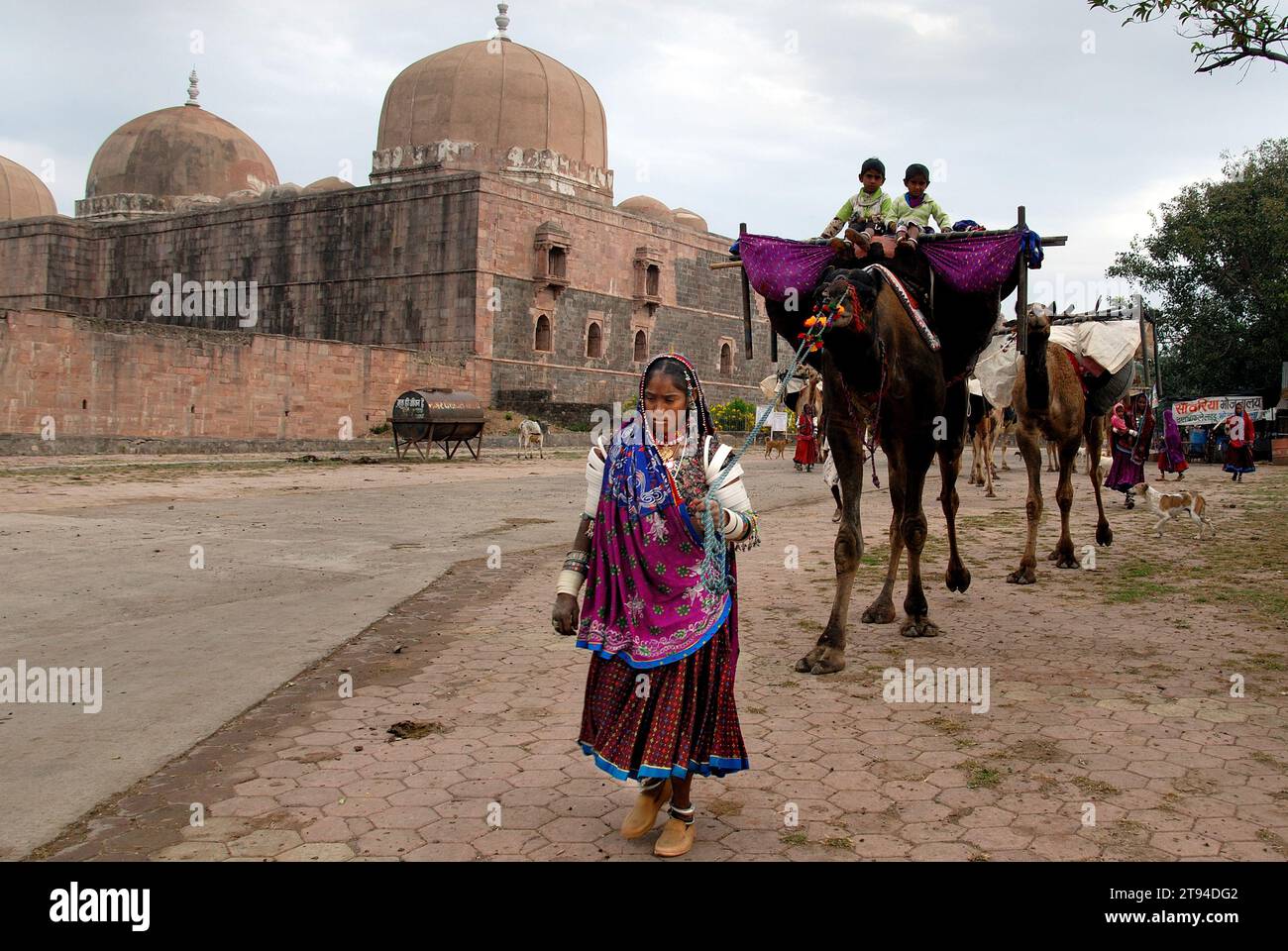 The Banjara women in their ancient mode of dress and jewellery is ...
