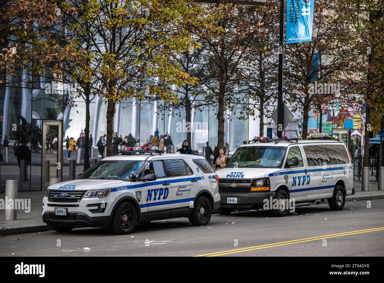 Police cars (NYPD) on the streets of New York City Stock Photo - Alamy