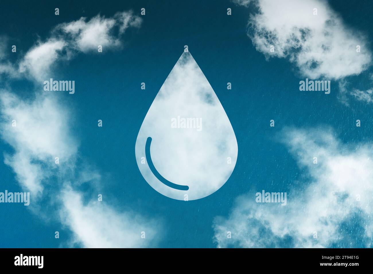 Paper cut water drop logo design template. 3D minimal water wave shapes ...