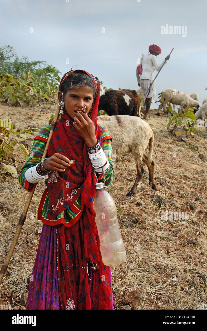The Banjara women in their ancient mode of dress and jewellery is ...