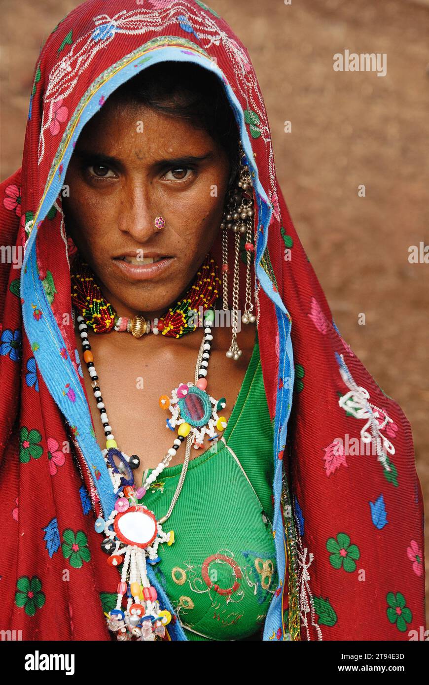 The Banjara women in their ancient mode of dress and jewellery is ...