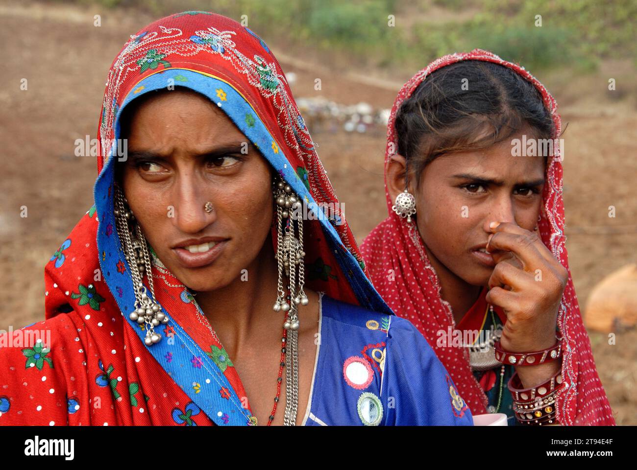The Banjara women in their ancient mode of dress and jewellery is ...