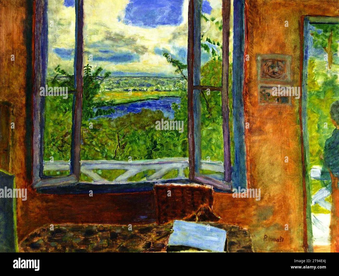 Window Open to the Seine 1911-12 by Pierre Bonnard Stock Photo - Alamy