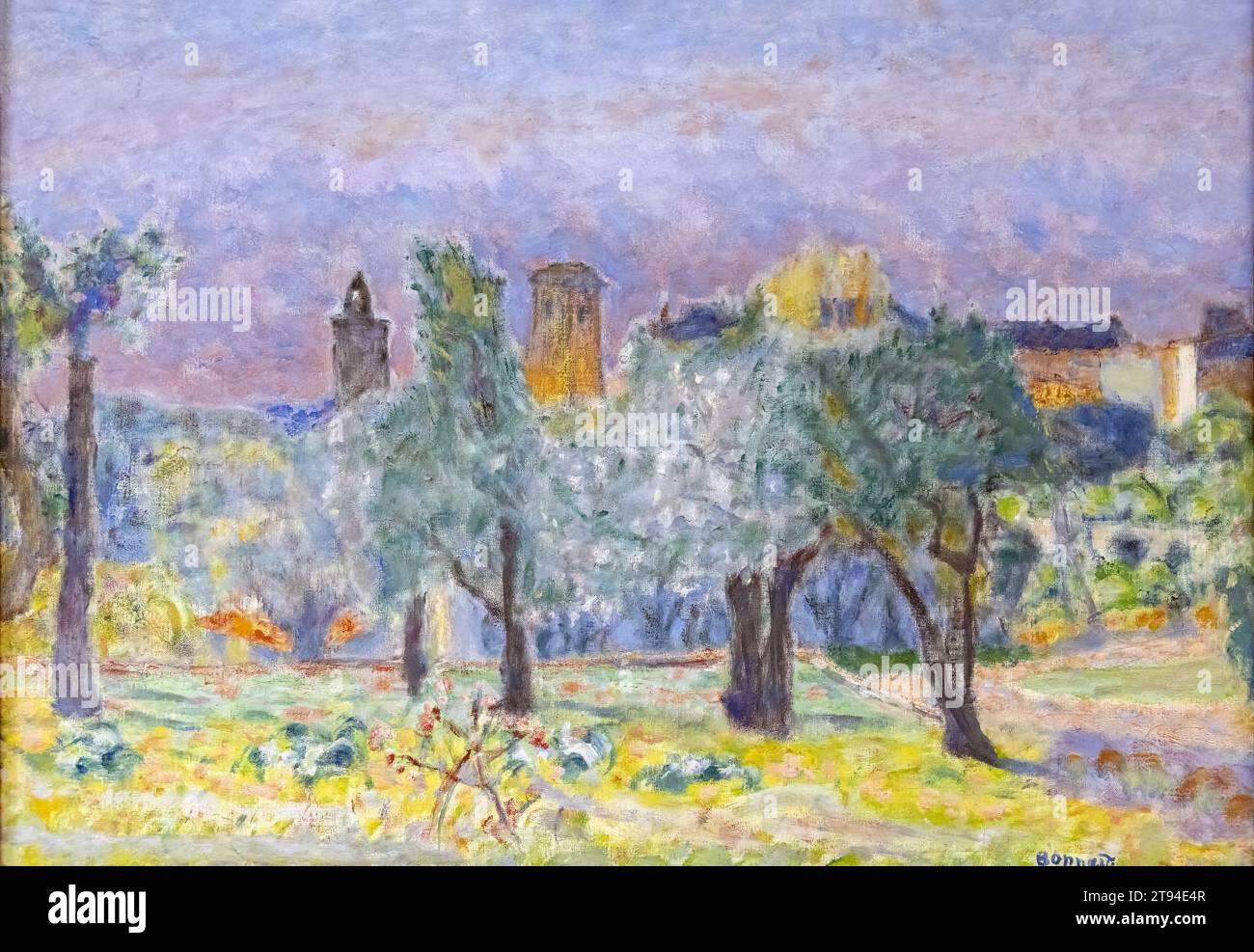 Midi landscape 1917-18 by Pierre Bonnard Stock Photo - Alamy