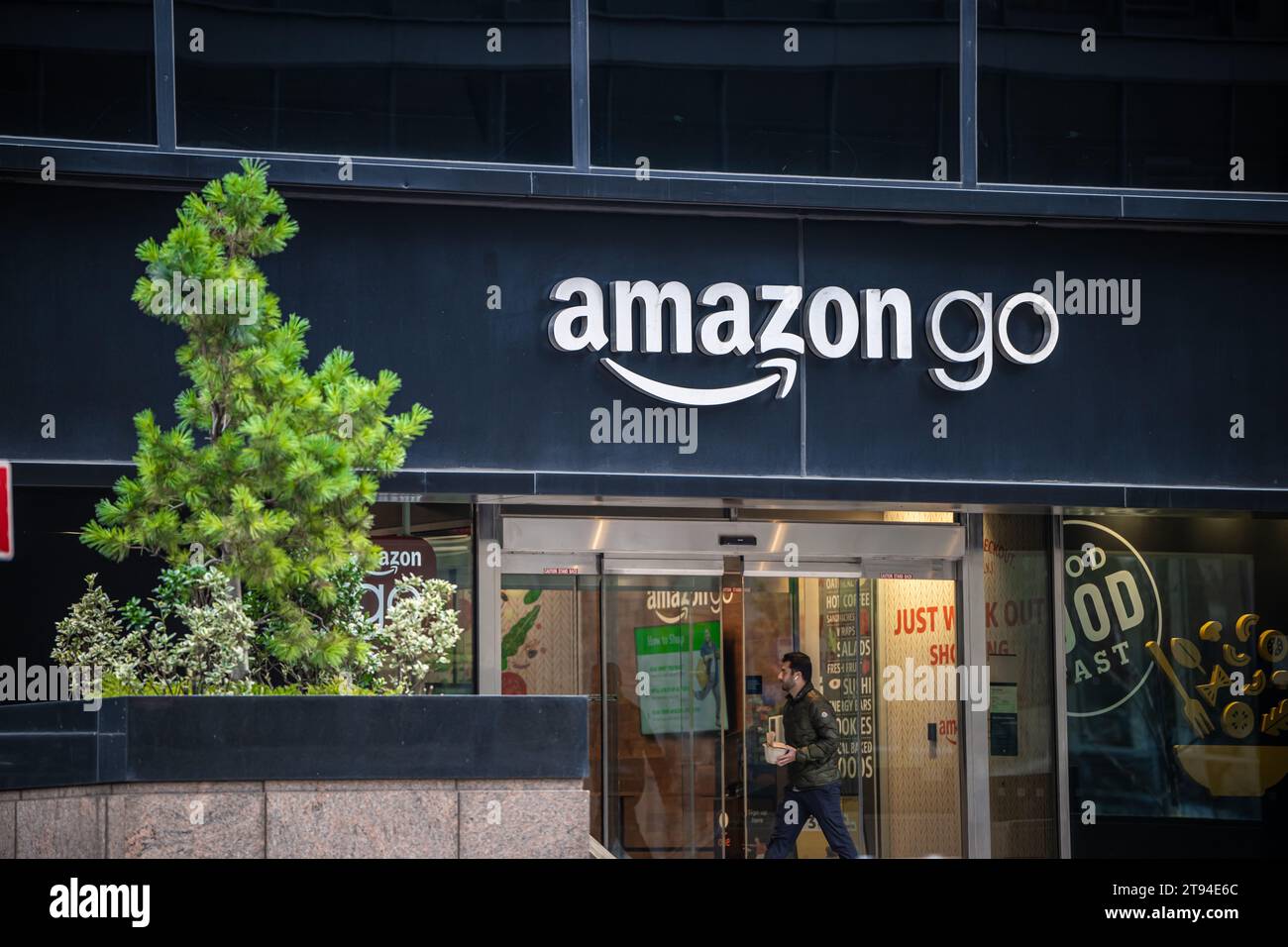 Amazon Go stores in the US Stock Photo - Alamy