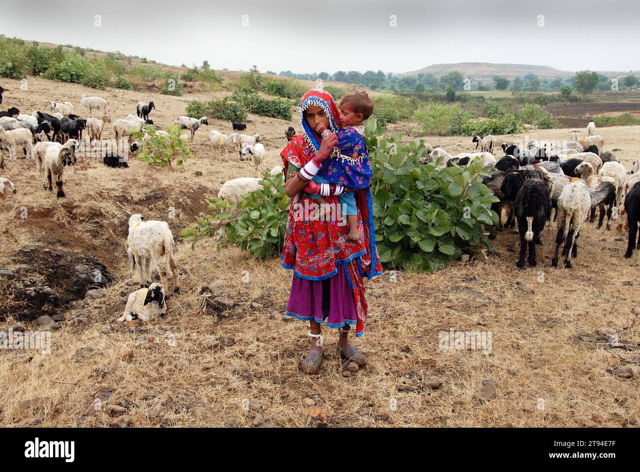 The Banjara women in their ancient mode of dress and jewellery is ...