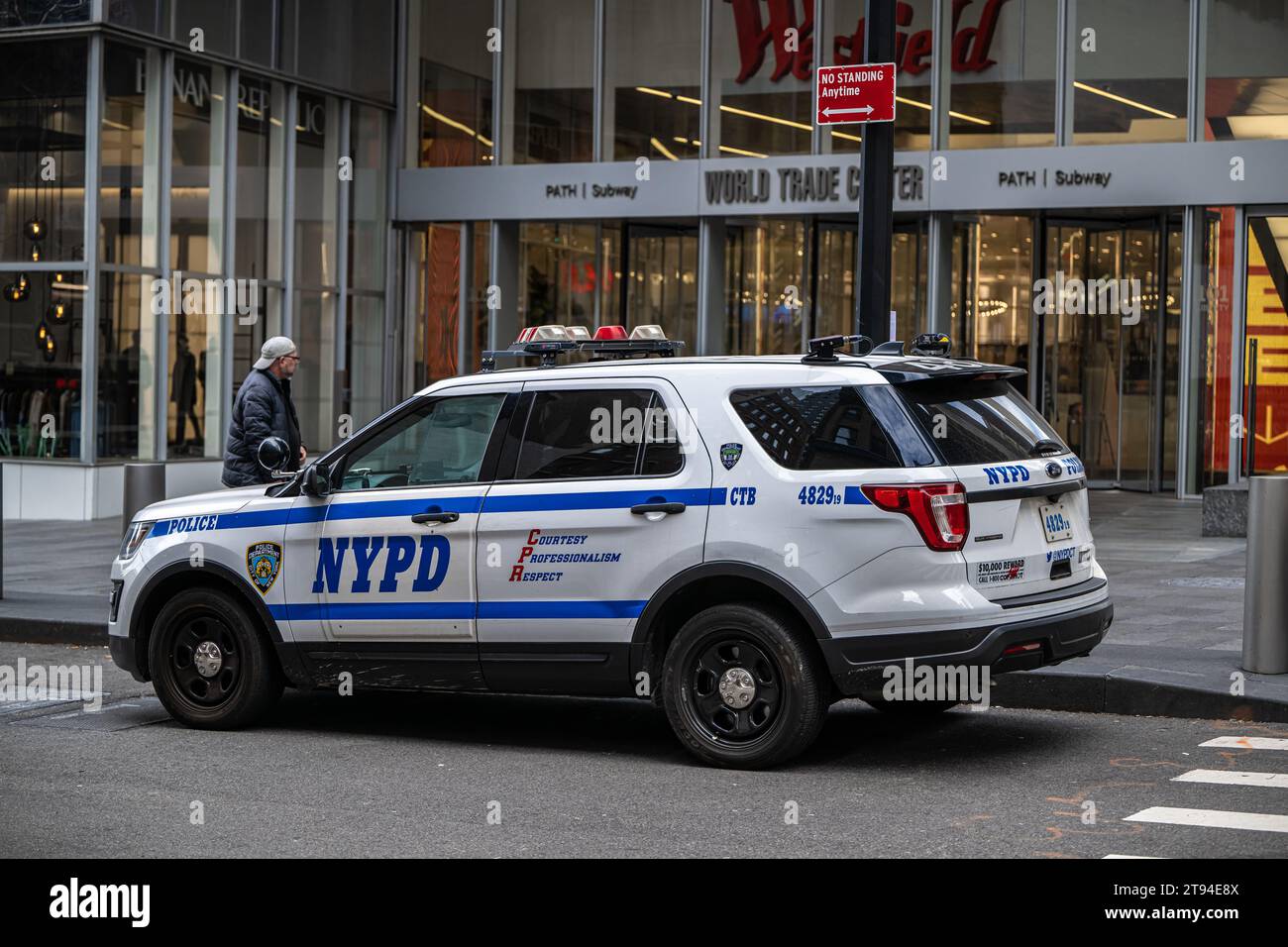 Police cars (NYPD) on the streets of New York City Stock Photo - Alamy
