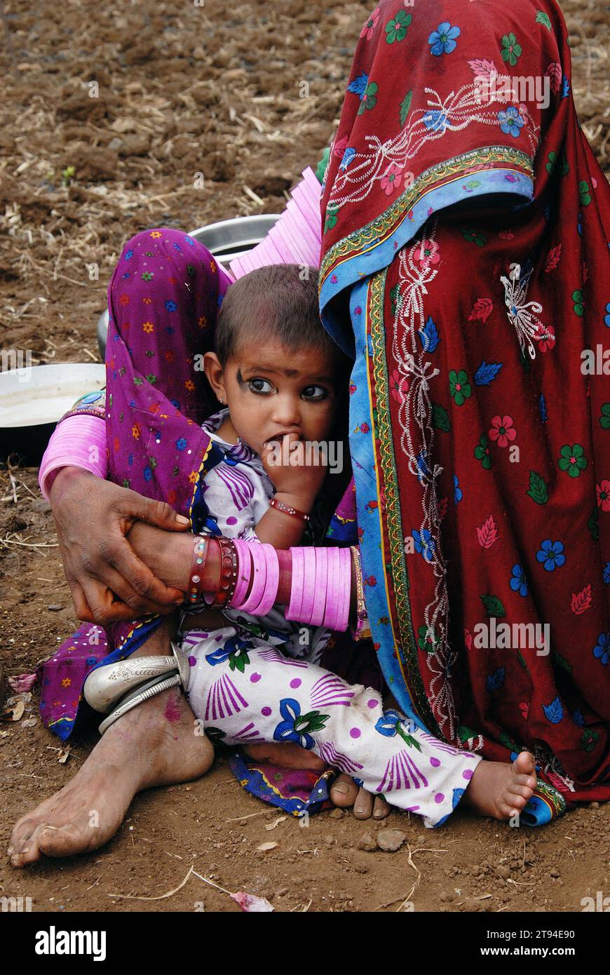 The Banjara women in their ancient mode of dress and jewellery is ...