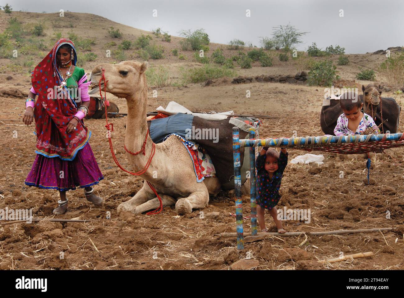 The Banjara women in their ancient mode of dress and jewellery is ...