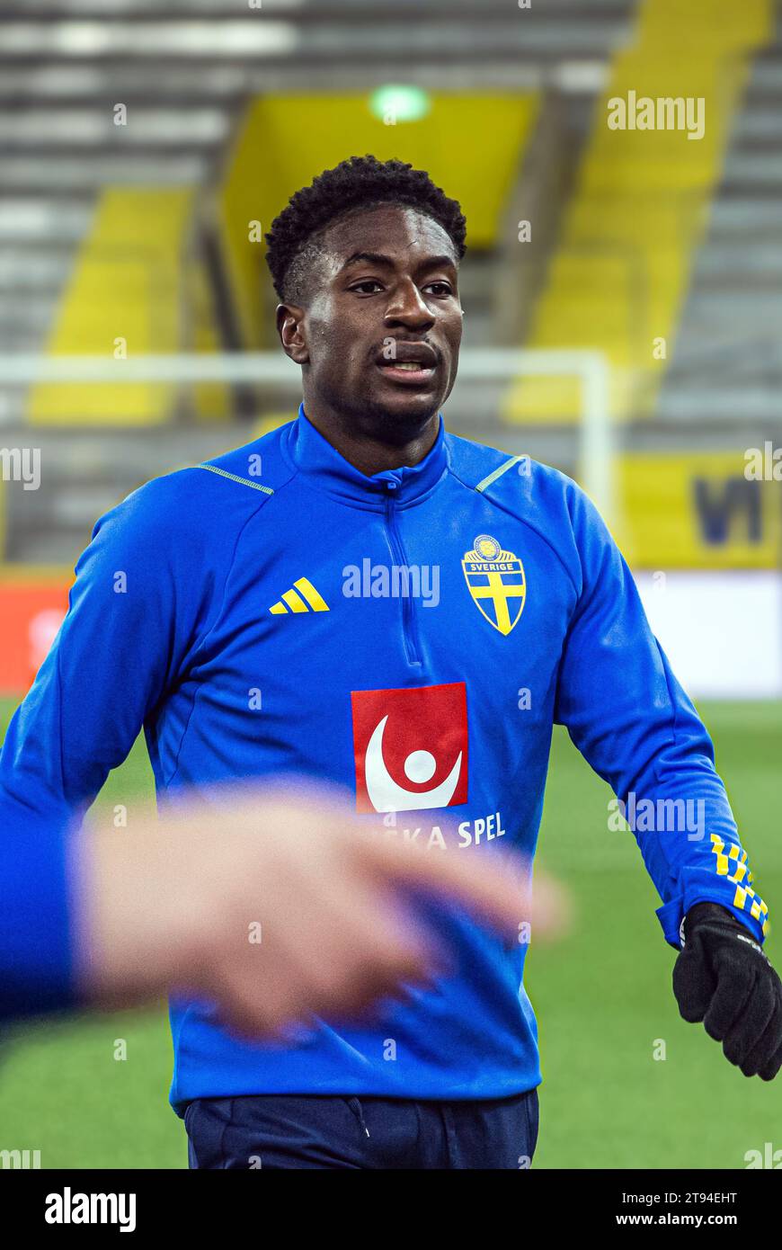 Boraas, Sweden. 20th, November 2023. Josafat Mendes of Sweden seen ...