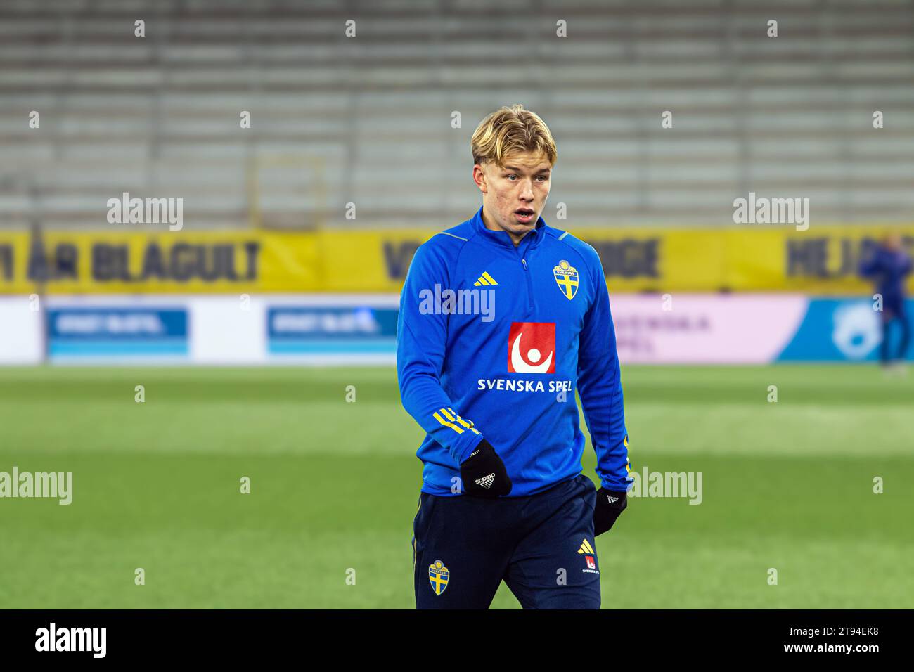Boraas, Sweden. 20th, November 2023. Daniel Svensson of Sweden seen ...