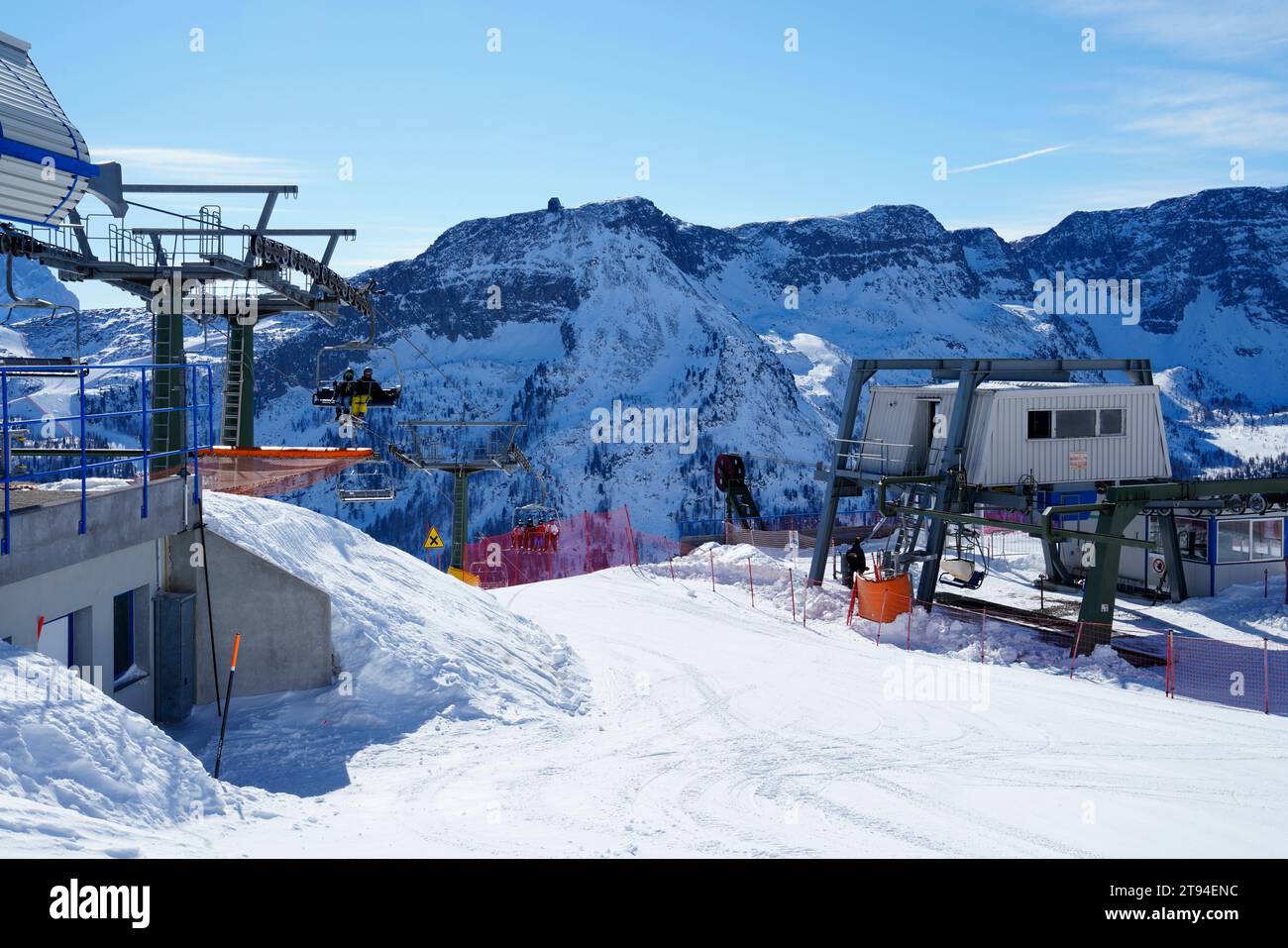 Ski area Passo San Pellegrino-Falcade, Tre Valli, Pala Group, Dolomites ...