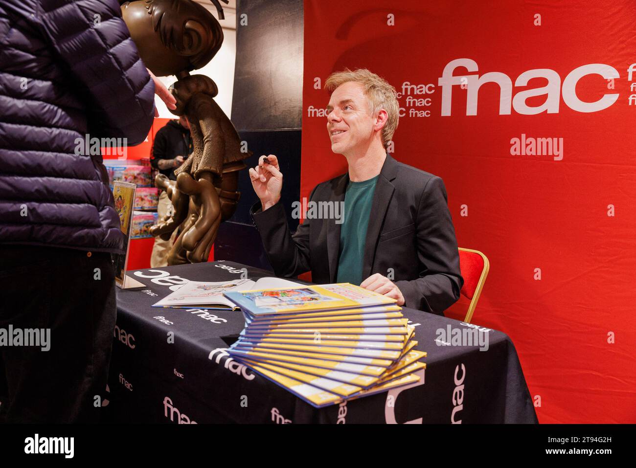 Paris, France. 22nd Nov, 2023. Canadian comic strip artist Marc ...