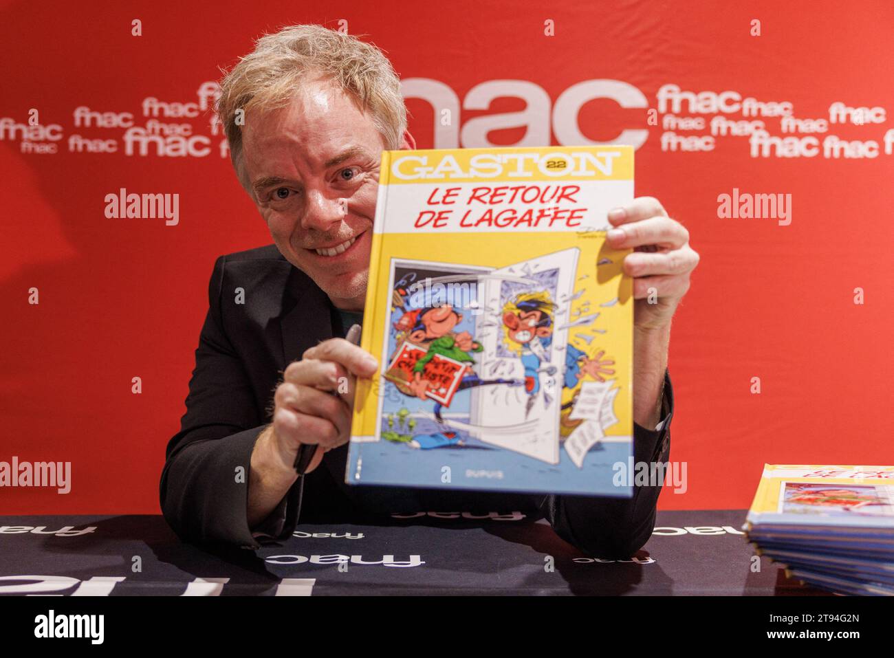 Paris, France. 22nd Nov, 2023. Canadian comic strip artist Marc ...