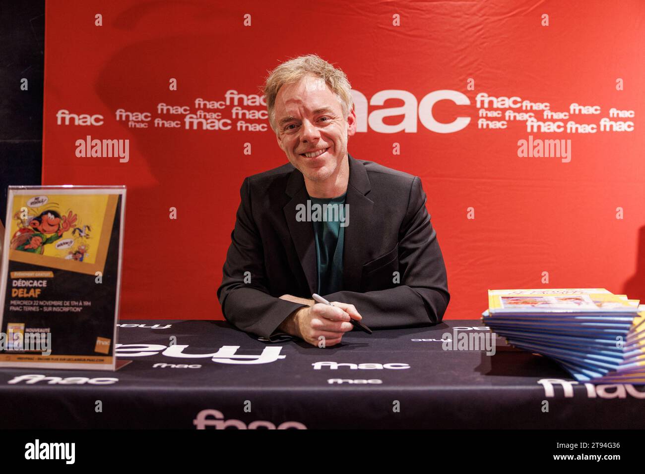 Paris, France. 22nd Nov, 2023. Canadian comic strip artist Marc ...