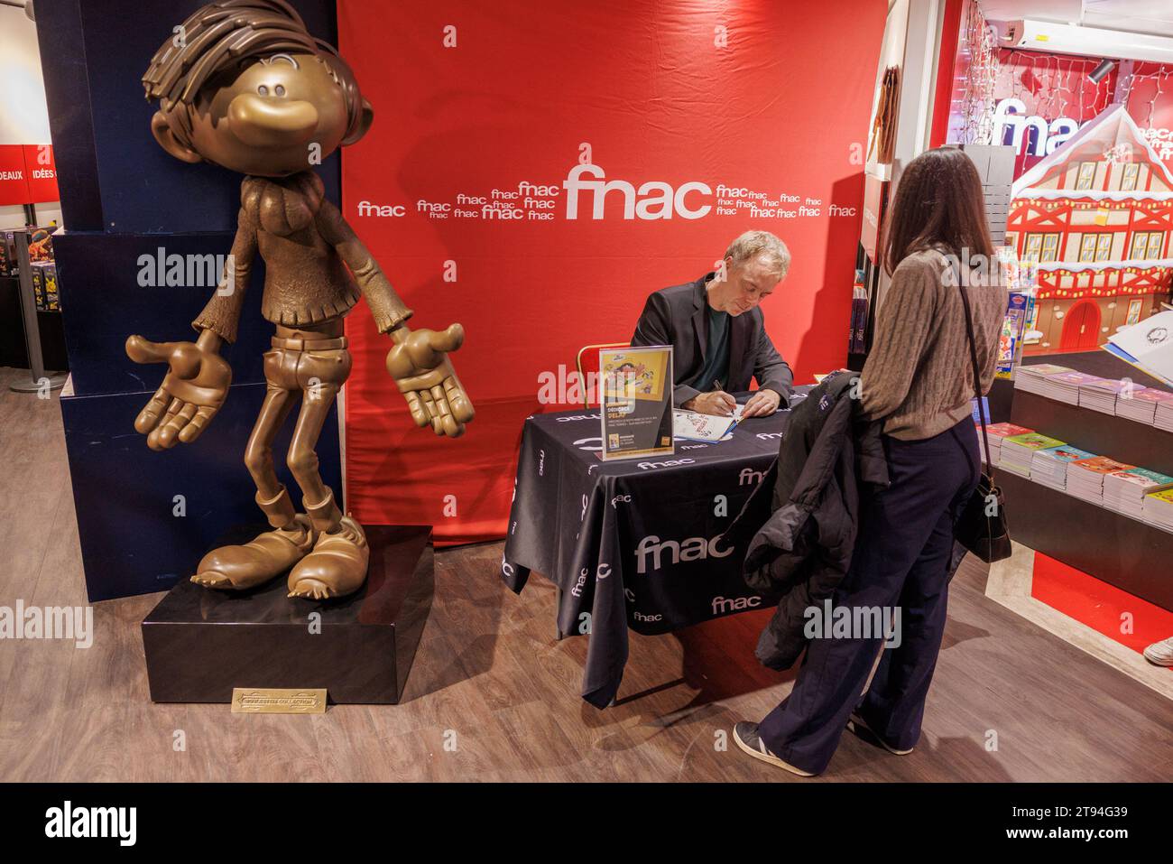 Paris, France. 22nd Nov, 2023. Canadian comic strip artist Marc ...