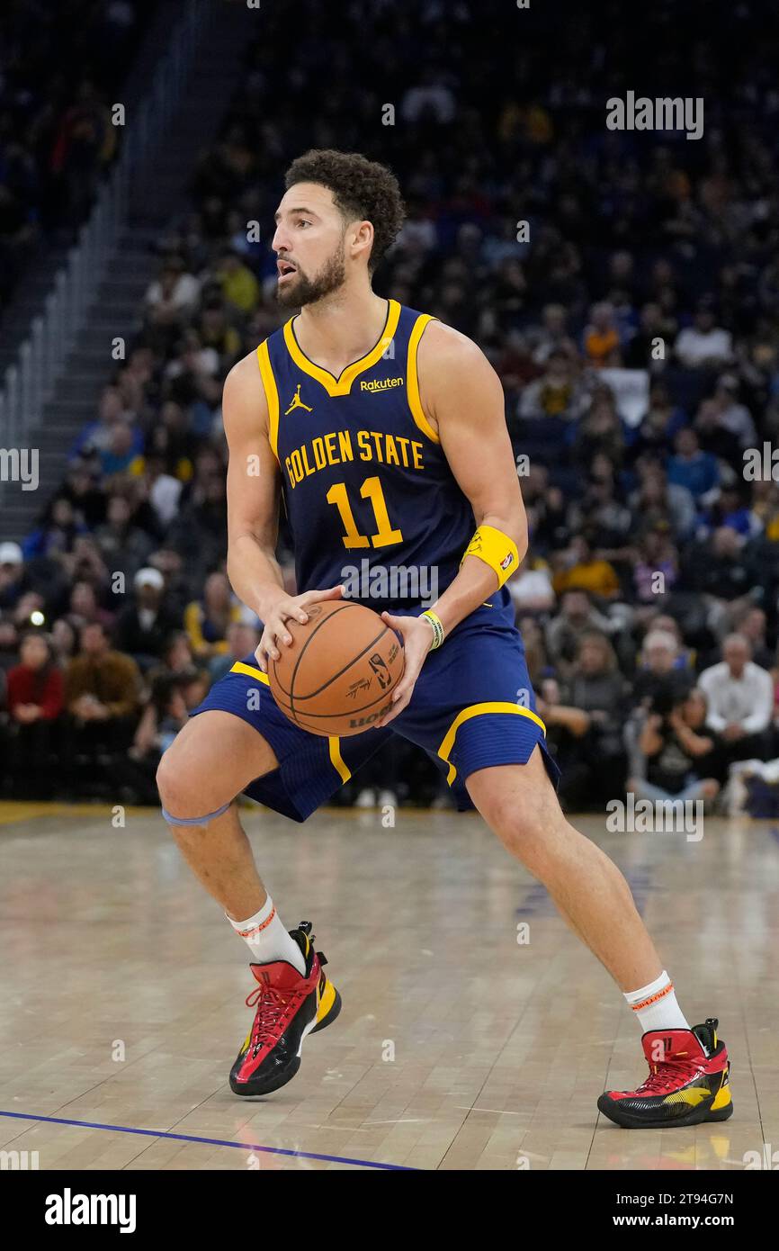 Golden State Warriors guard Klay Thompson (11) during an NBA basketball ...