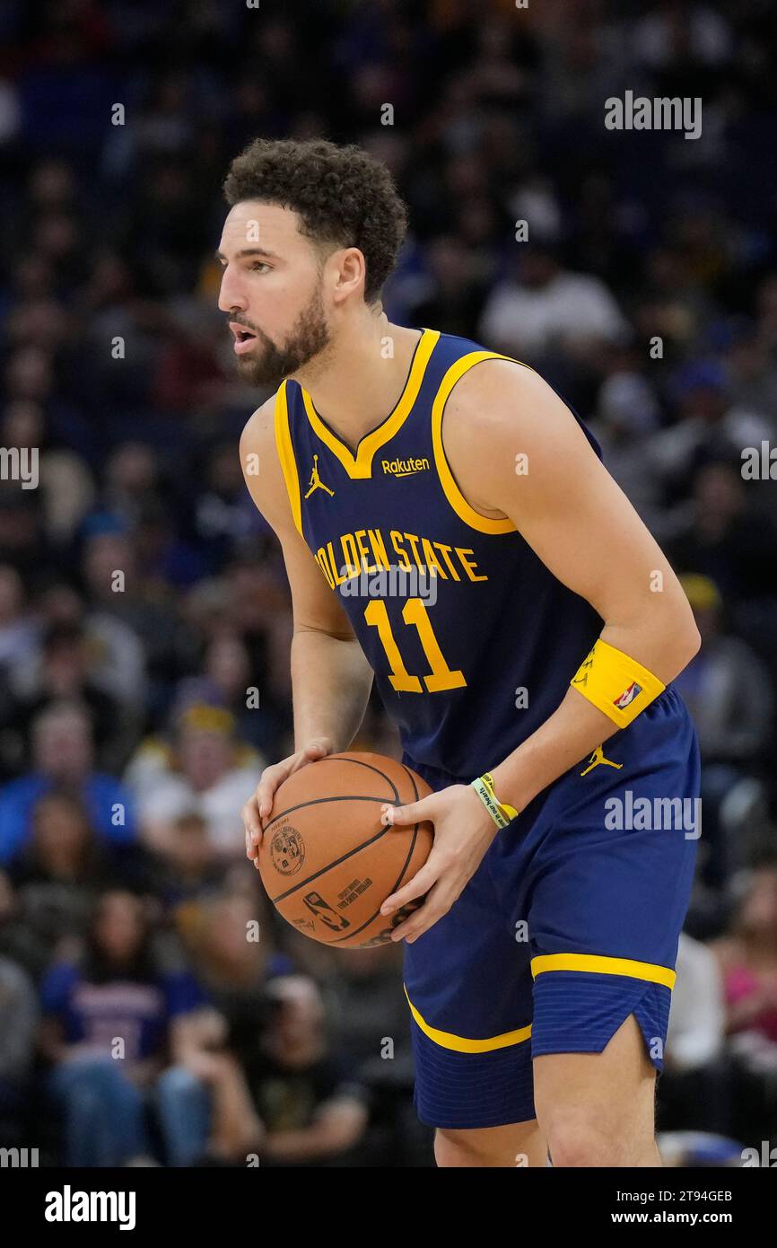 Golden State Warriors guard Klay Thompson (11) during an NBA basketball ...