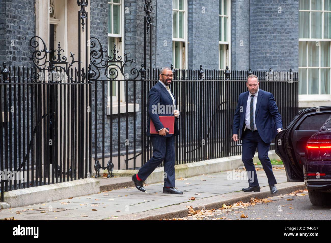 London, England, UK. 22nd Nov, 2023. Home Secretary JAMES CLEVERLY is ...