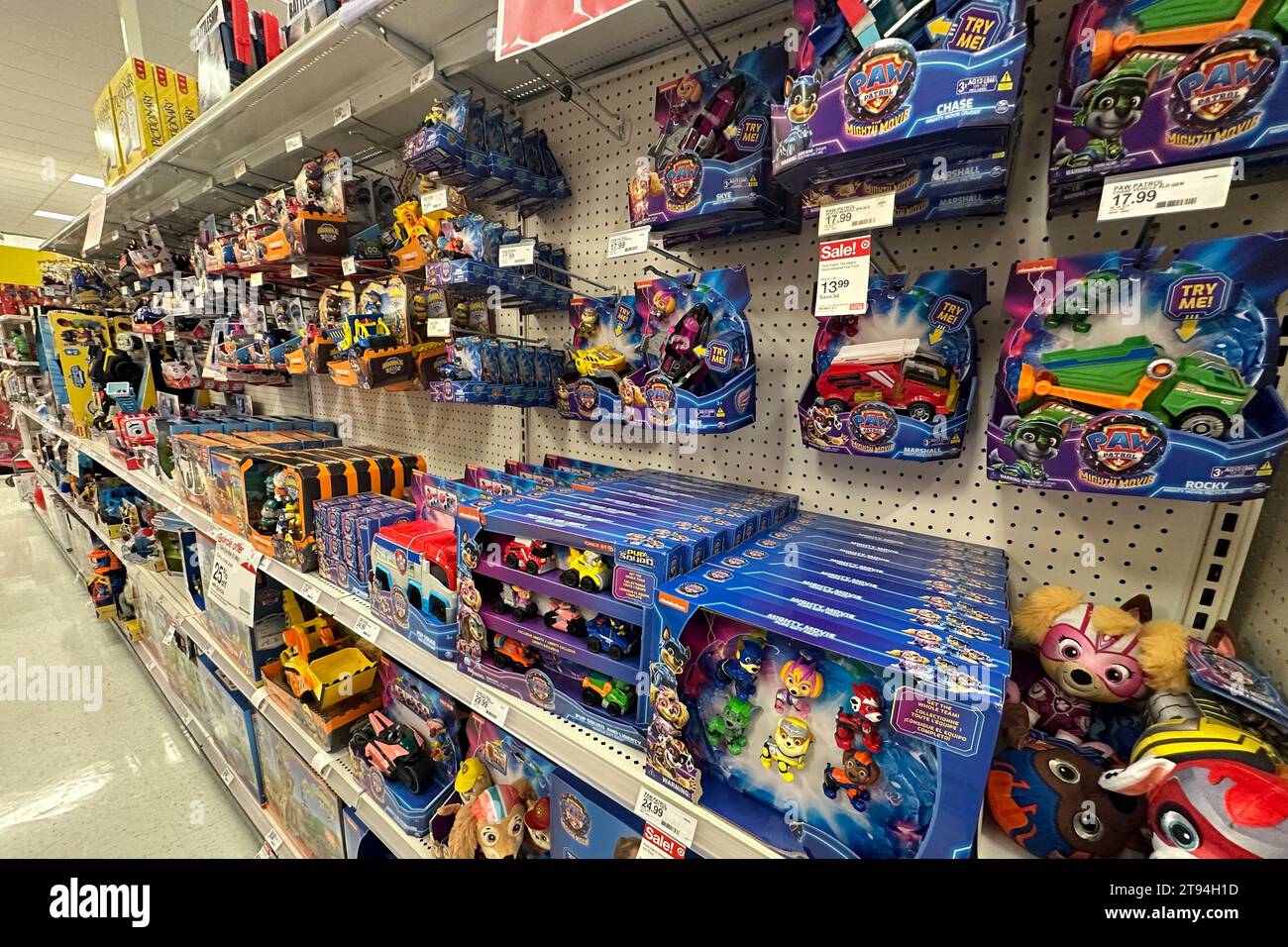 Holiday merchandise is seen on display at a Target store Wednesday, Nov ...