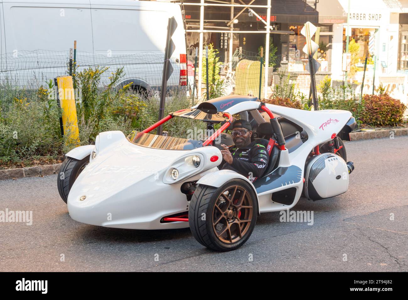 Campagna T-Rex Trike in Arctic while, Greenwich Village, New York City ...