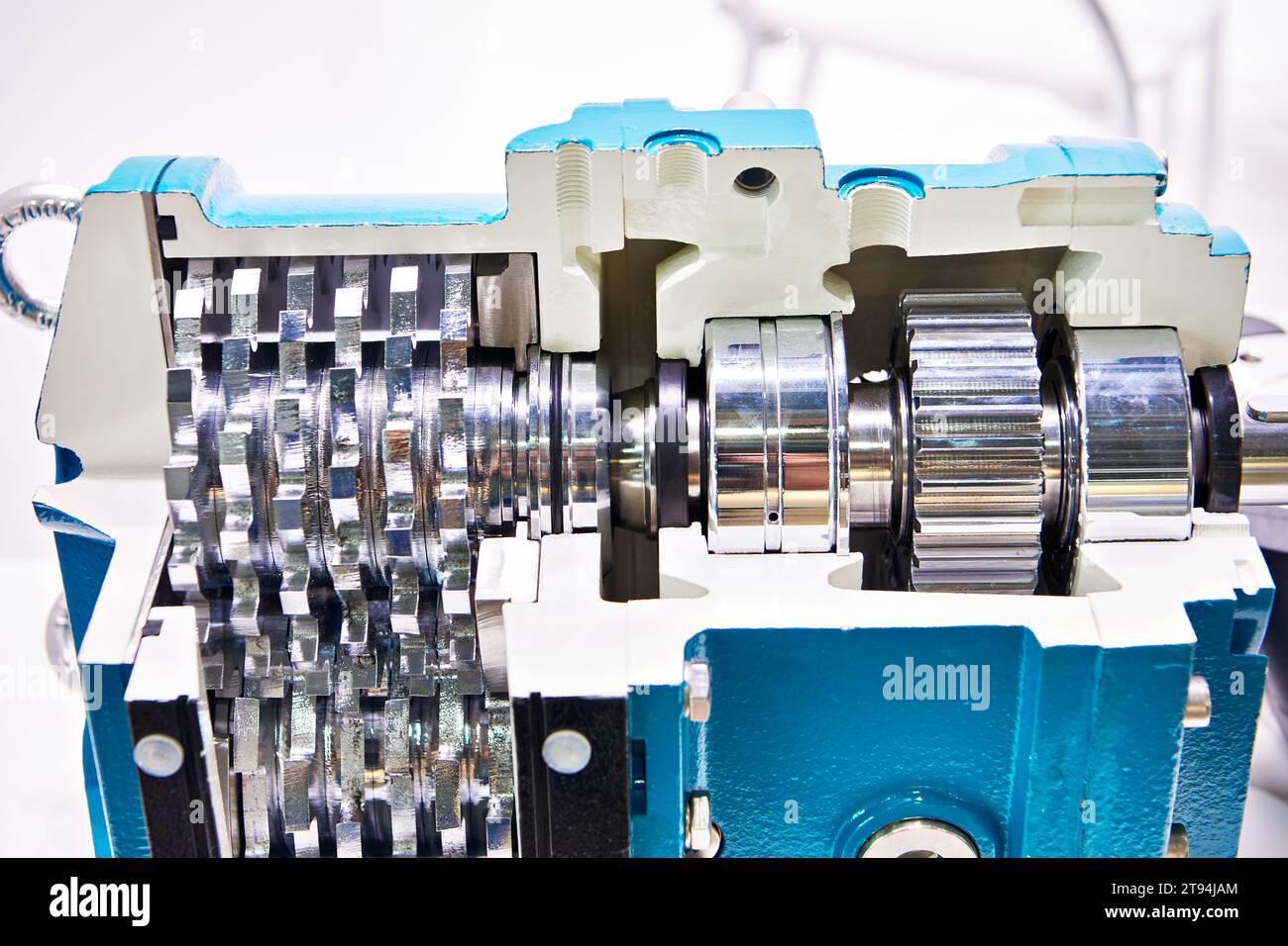 Cross section rotary lobe pump for water pipeline Stock Photo - Alamy