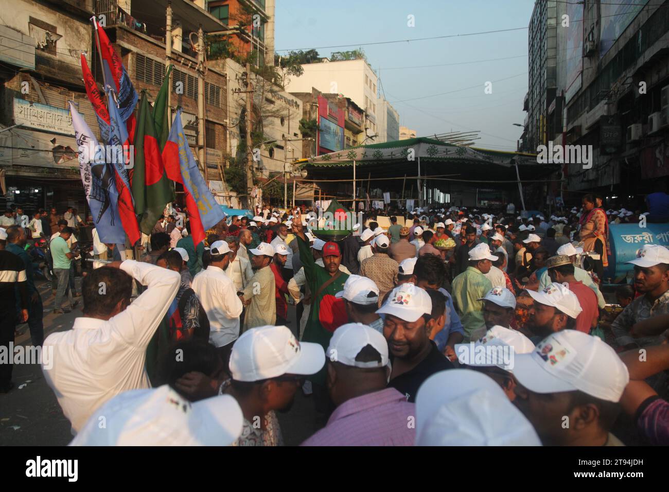 Dhaka Bangladesh 21 November 2023,Candidates and supporters of the ...