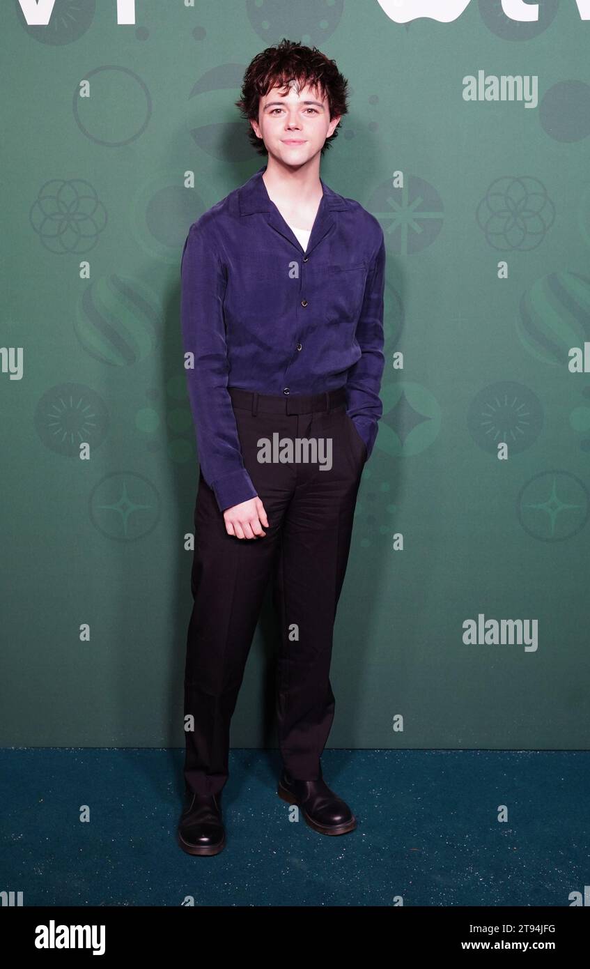 Jack Wolfe attends a Apple TV+ event to celebrate the launch of "Hannah ...