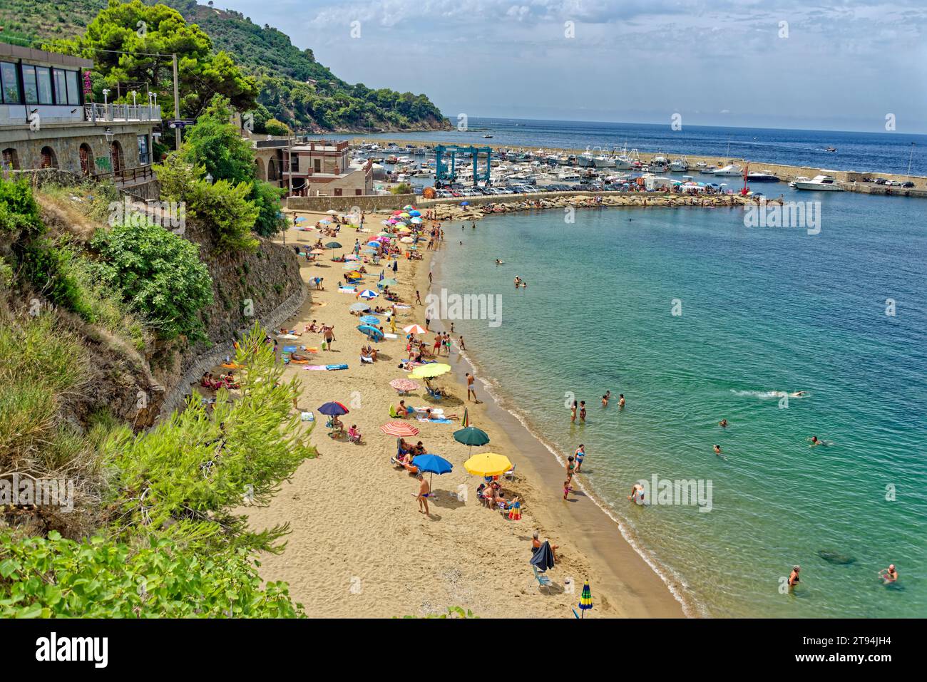 San Marco beach and marina Stock Photo - Alamy