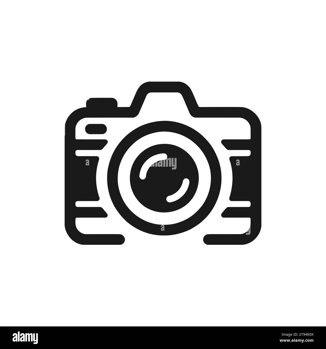 photo camera linear icon. Vector illustration Stock Vector Image & Art ...