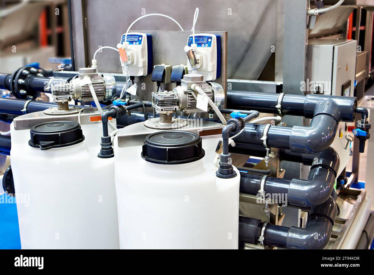 Installation of pressure head reagent flotation with a flocculator ...