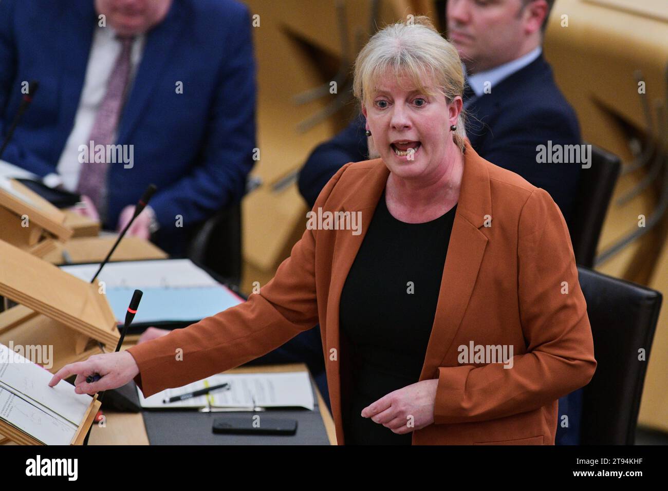 Edinburgh Scotland, UK 22 November 2023. Deputy First Minister and ...
