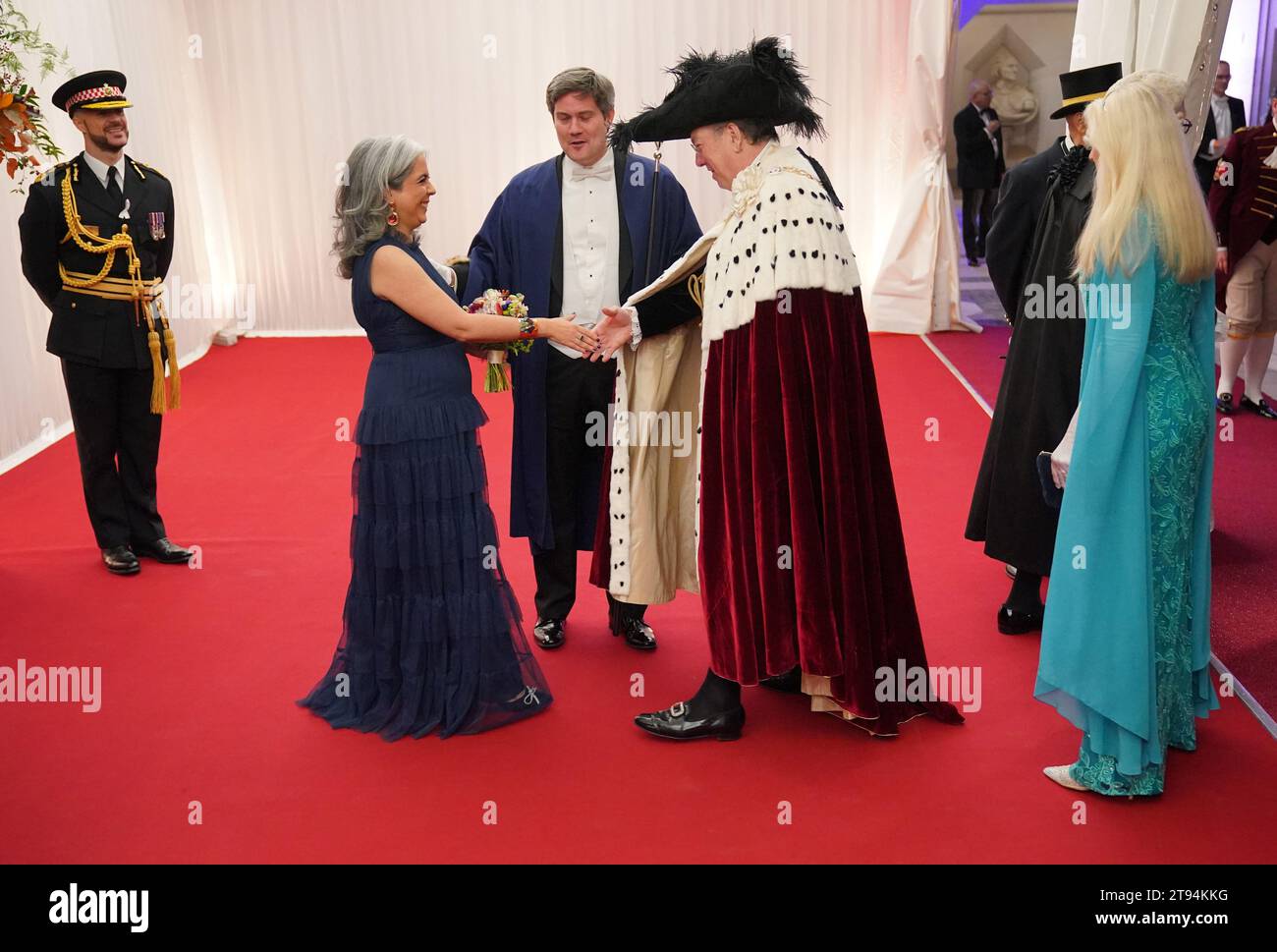 Lord Mayor of the City of London Professor Michael Mainelli arriving ...