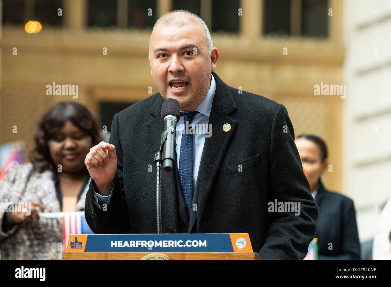 New York City, United States. 22nd Nov, 2023. Manuel Castro ...