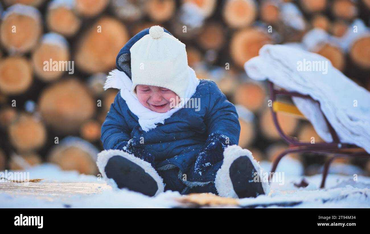 Crying in snow hi-res stock photography and images - Alamy