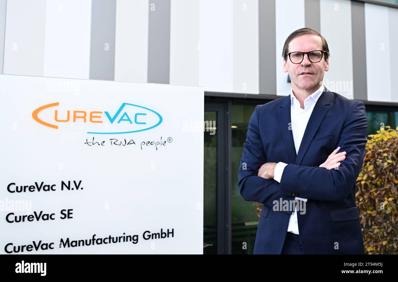 20 November 2023, Baden-Württemberg, Tübingen: Alexander Zehnder, CEO ...