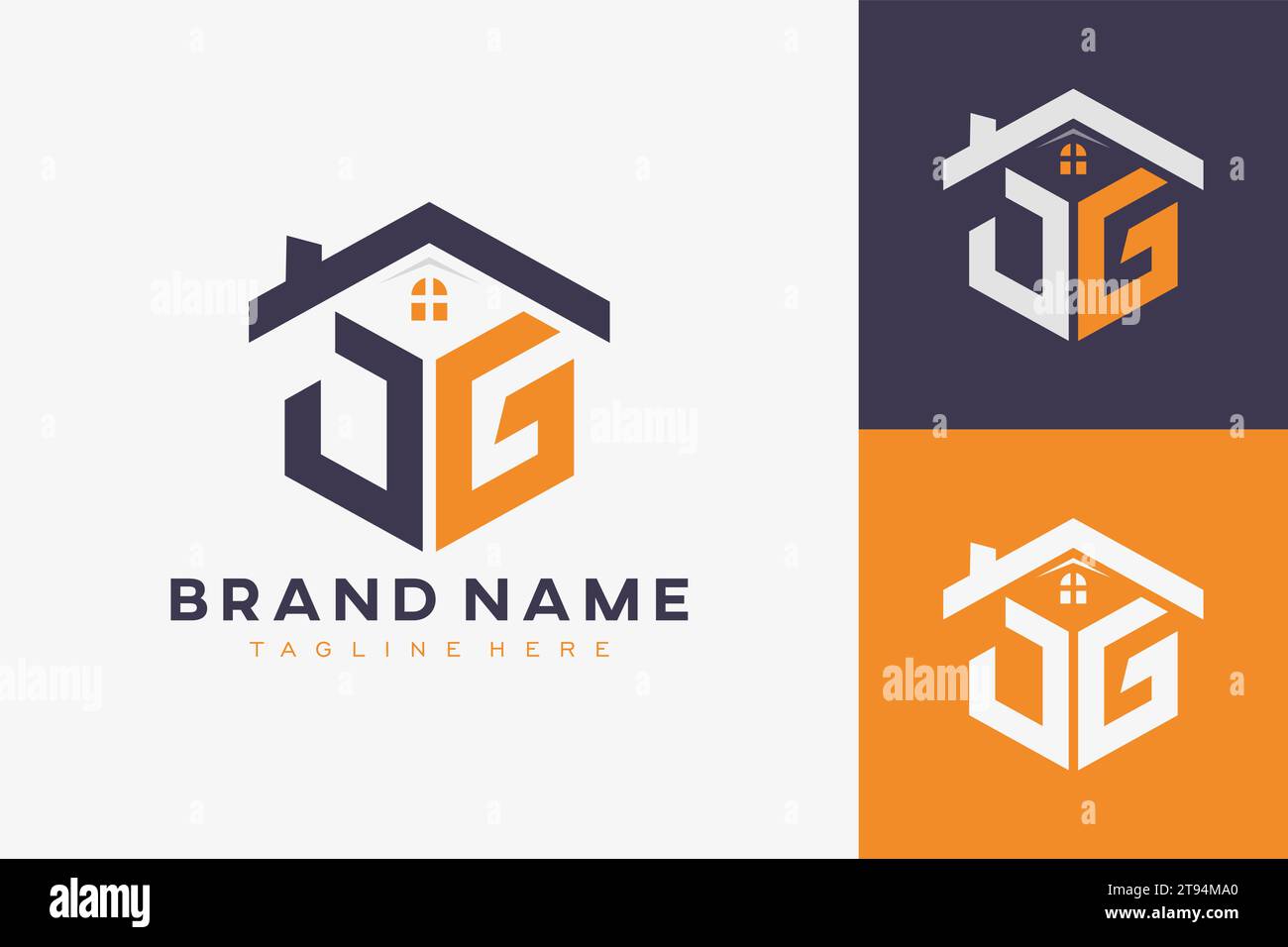 Jg real estate logo hi-res stock photography and images - Alamy