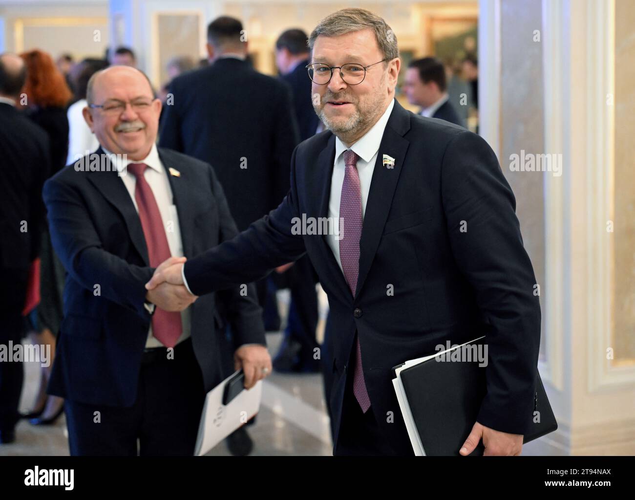 Moscow, Russia. 22nd Nov, 2023. Plenary meeting of the Federation ...