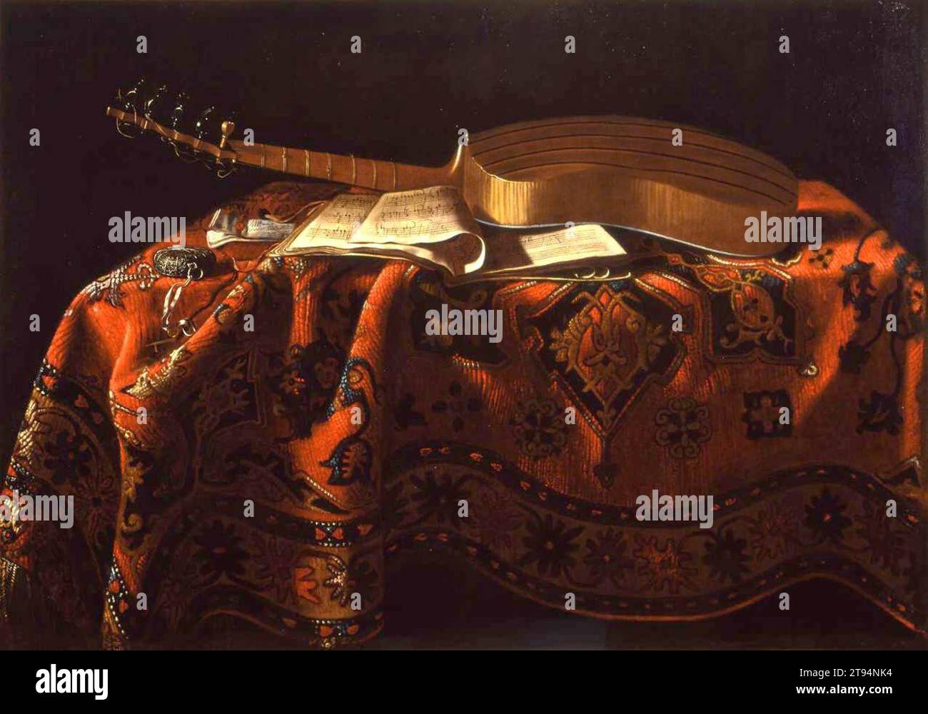 Still-Life 1690s by Michel Boyer Stock Photo - Alamy