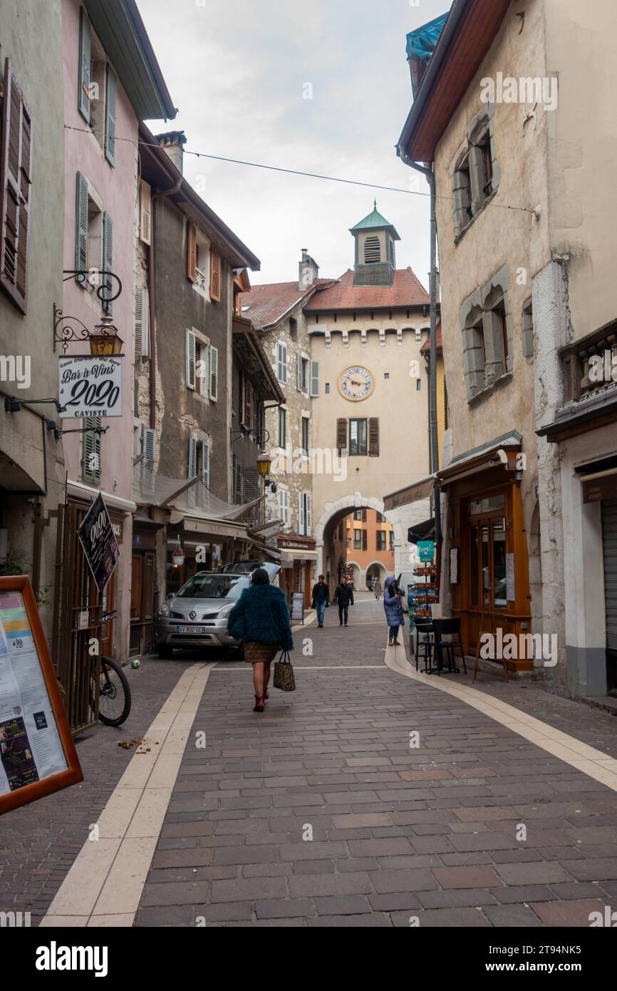 shopping in annecy france Stock Photo - Alamy
