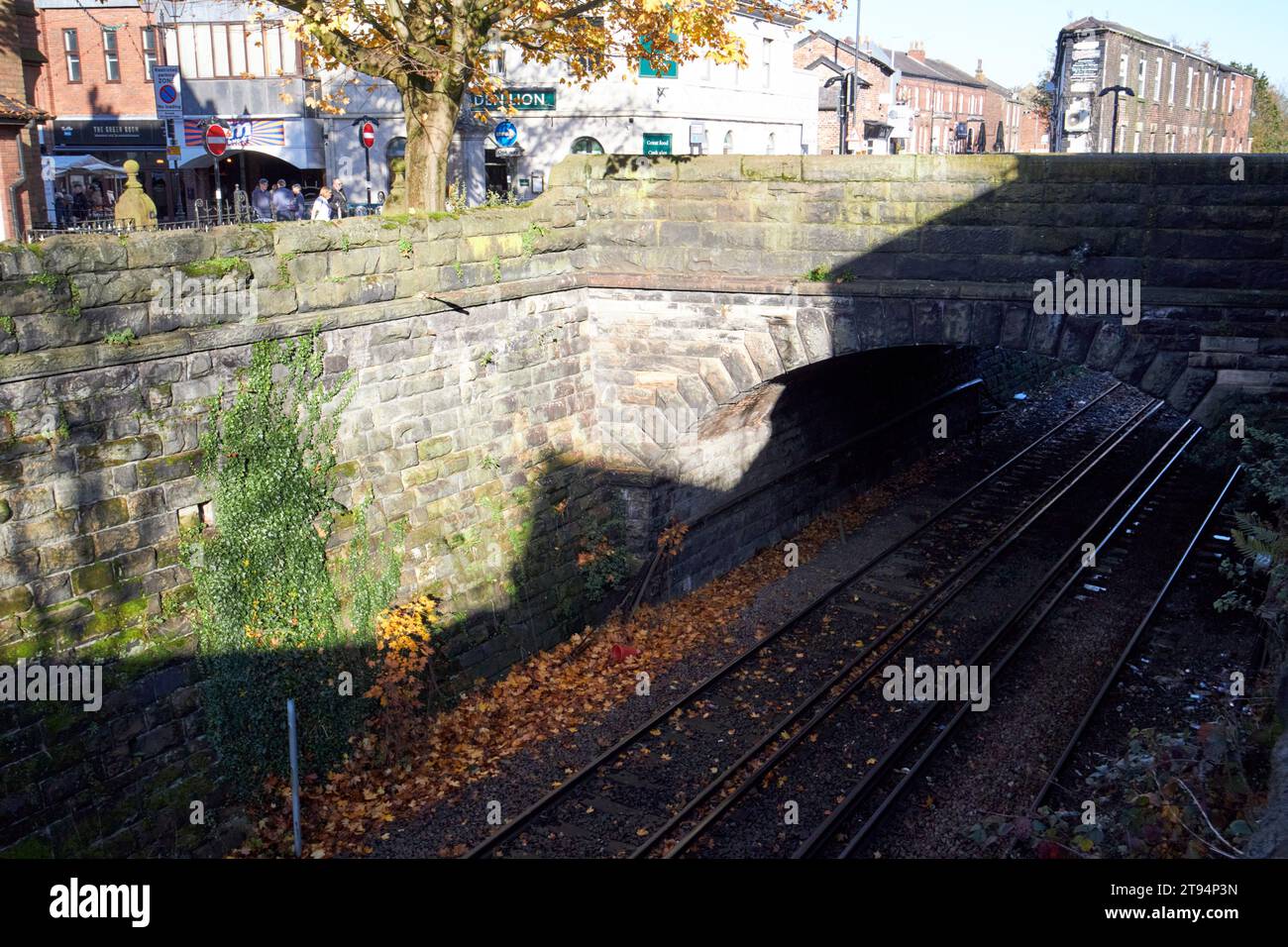 railway lines running under the moor street railway bridge and cutting ...