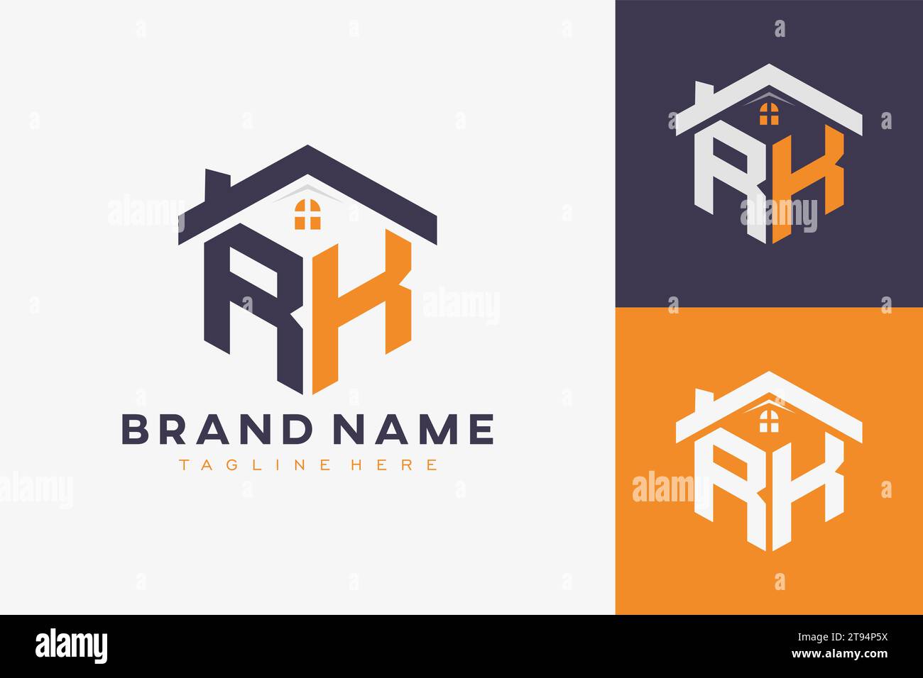 Rk construction logo hi-res stock photography and images - Alamy