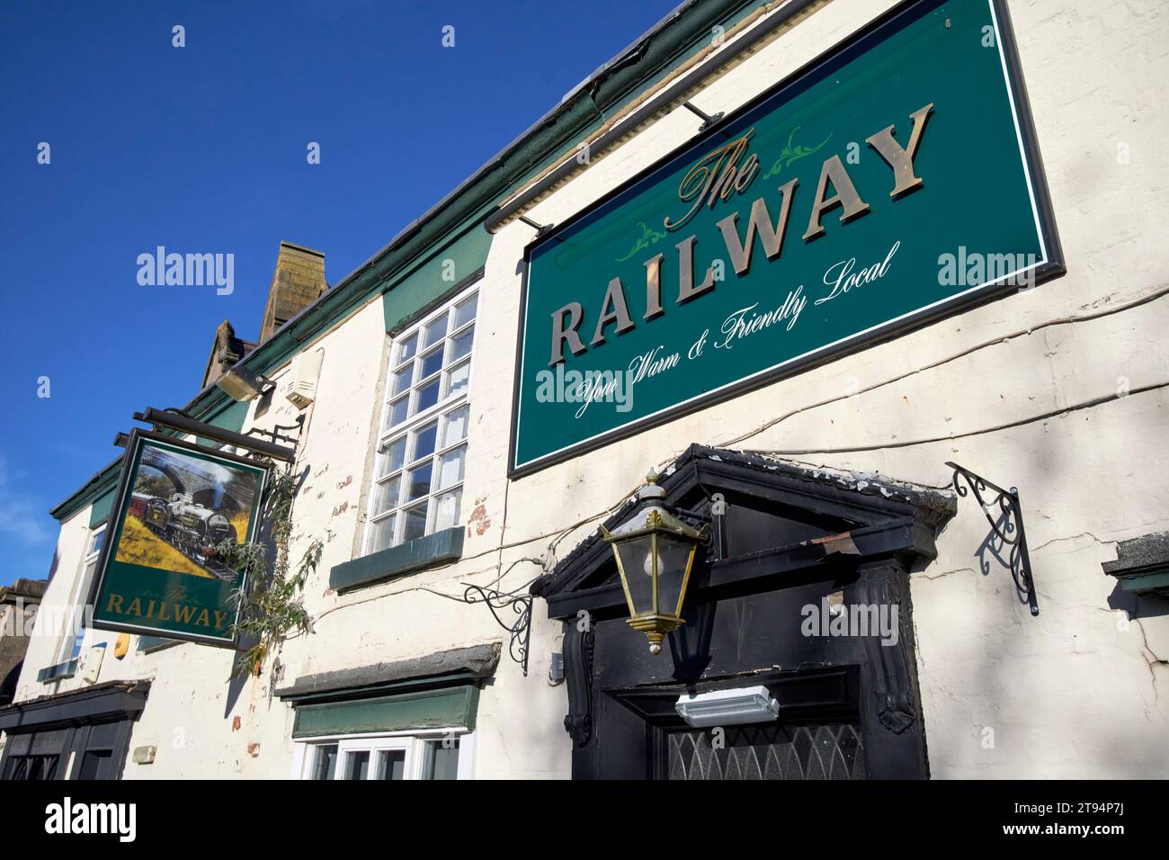 the railway pub derby st ormskirk, lancashire, england, uk Stock Photo ...